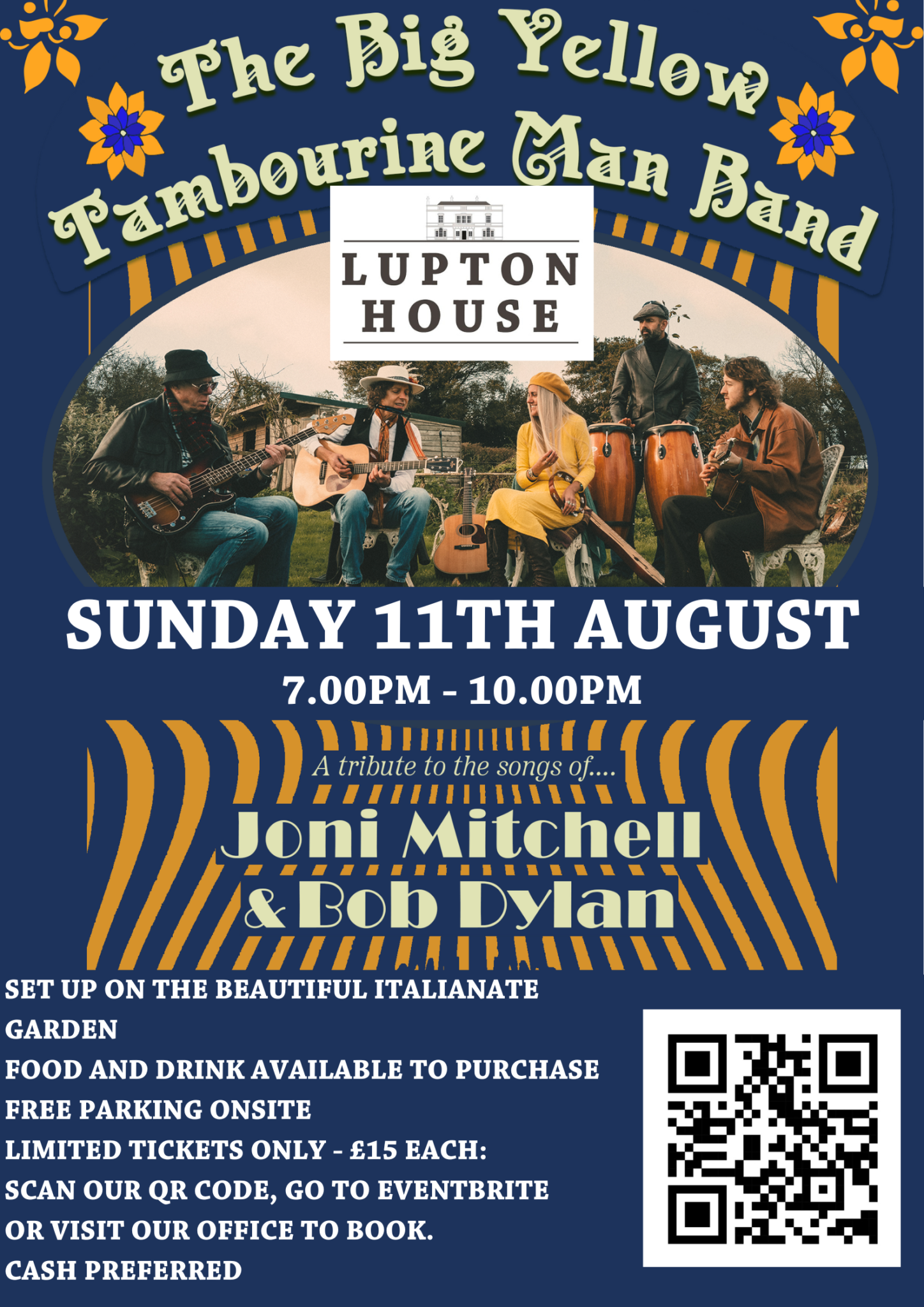 The Big Yellow Tambourine Man Band - Tribute to Bob Dylan & Joni ...