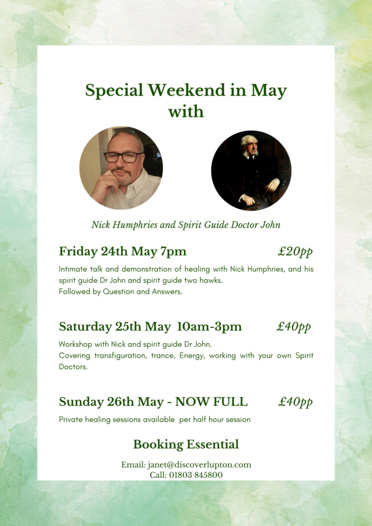 Special Weekend in May - Lupton House Devon