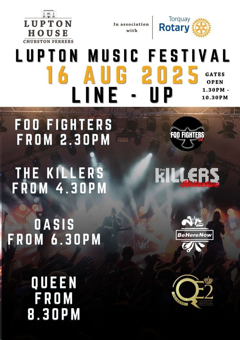 Lupton Music Festival Lineup - Lupton House Devon