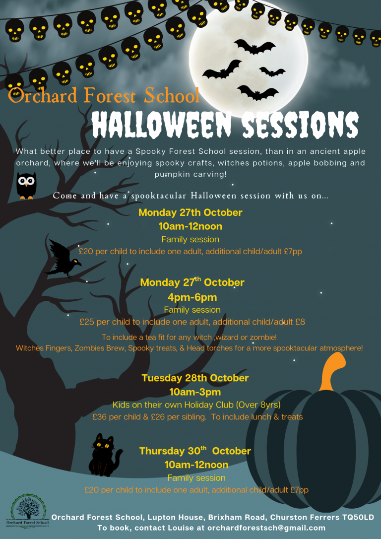 Halloween at Orchard Forest School - Lupton House Devon