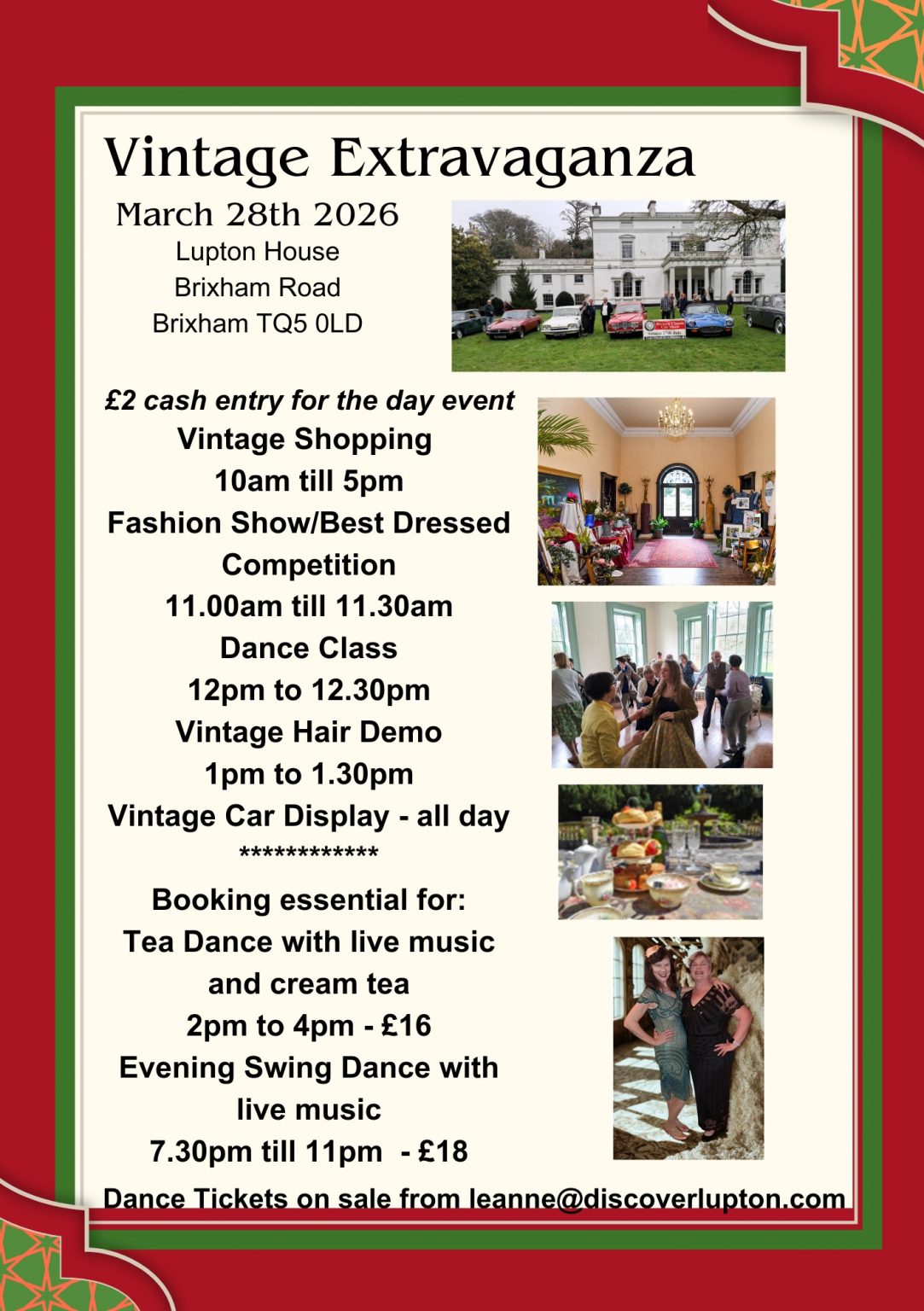 Vintage Fair at Lupton House - Lupton House Devon